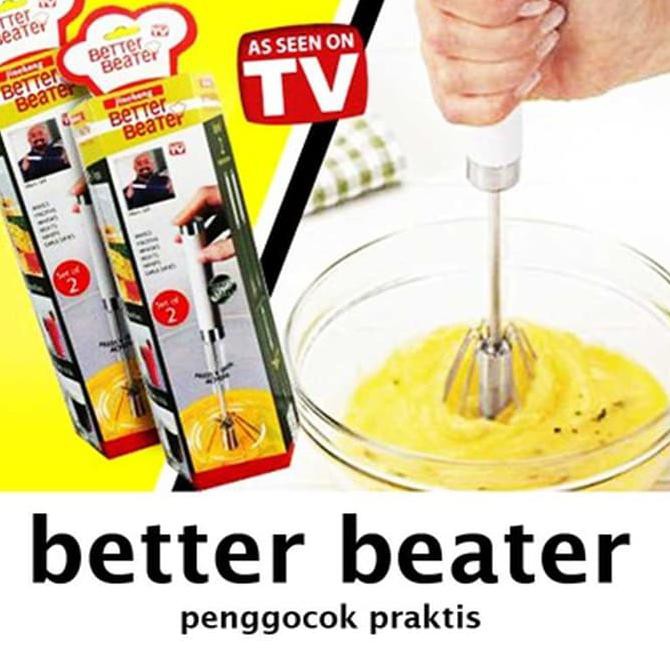 Jual Better Beater Hand Mixer otomatis (Manual) harga 1 set=2pcs ...