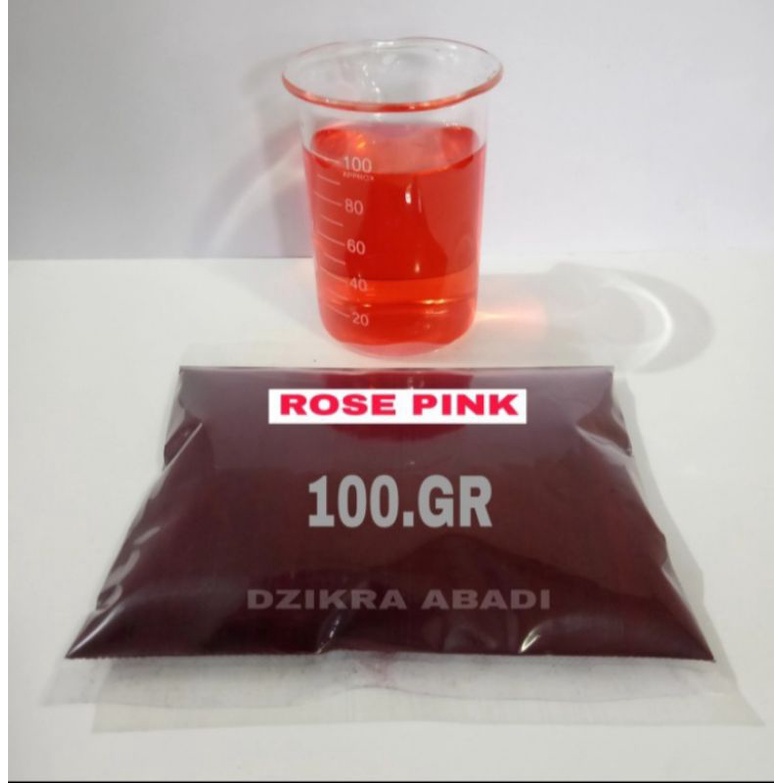 Jual Pewarna Makanan Bubuk Rose Pink Merah Muda 100 gr | Shopee Indonesia