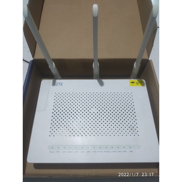 Jual ZTE F670 2.4/5G antena 3 | Shopee Indonesia