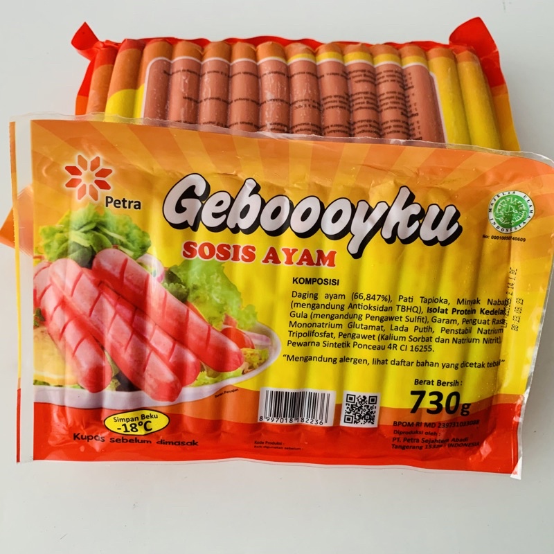 Jual sosis ayam geboy 730g | Shopee Indonesia