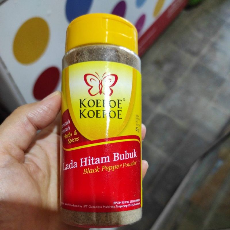 Jual Lada Hitam Bubuk Koepoe 83 gram | Shopee Indonesia