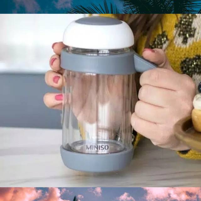 Jual MUG MINISO - MINISO GLASS MUG - GELAS KACA MINISO | Shopee Indonesia
