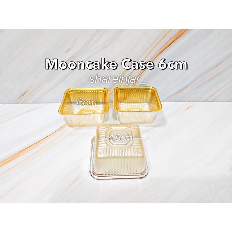 Jual Mooncake Case Mika Tray Gold 6cm / Packaging Kemasan Kue Bulan ...