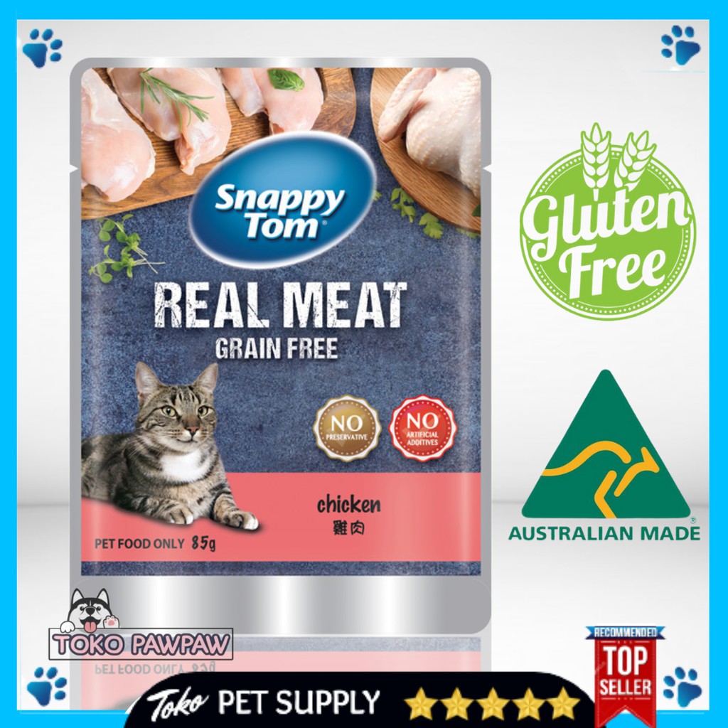 Jual Snappy Tom Pouch 85g Makanan Pakan Kucing Basah Dewasa Wet Food ...