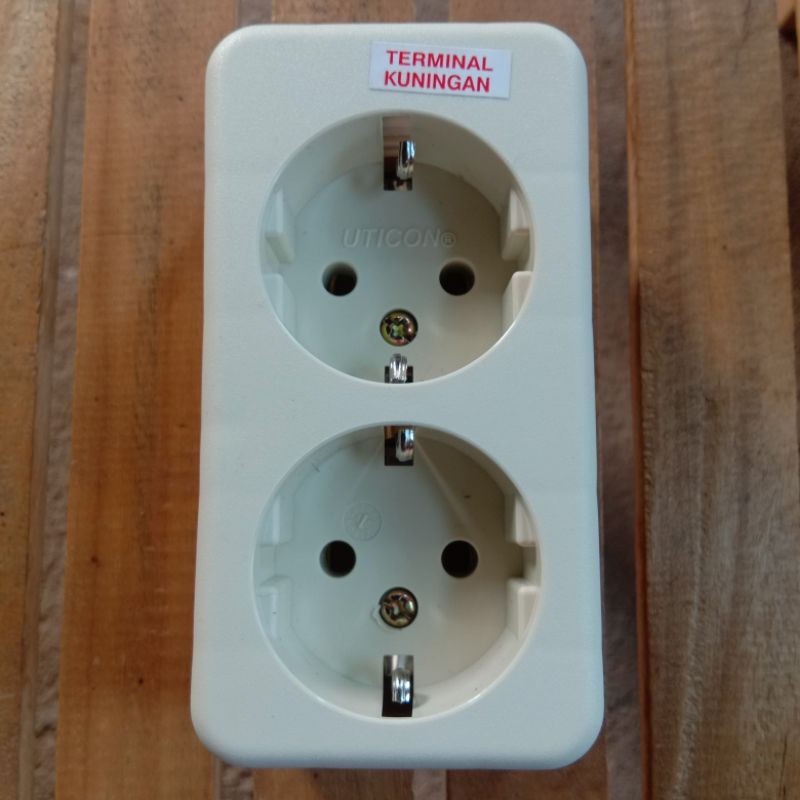 Jual Terminal kuningan UTICON 2 lubang ST-128 | Shopee Indonesia