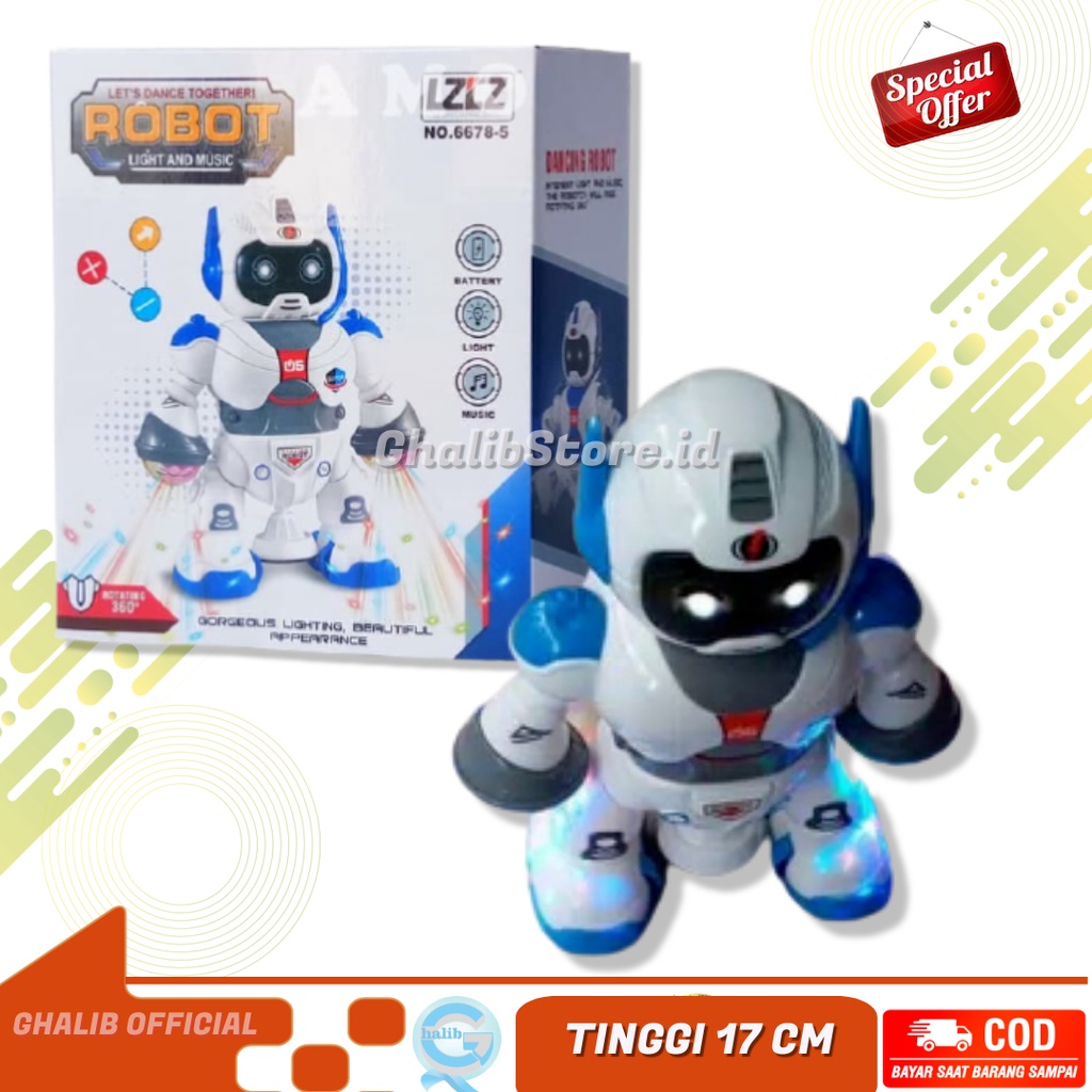 Jual Dancing Robot Kado Mainan Anak Laki Laki Mainan Dancing Robot ...