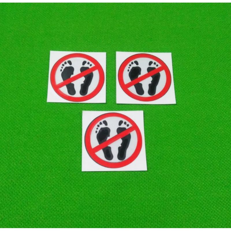 Jual Stiker Kaki Timbul Dilarang Di Injak | Shopee Indonesia