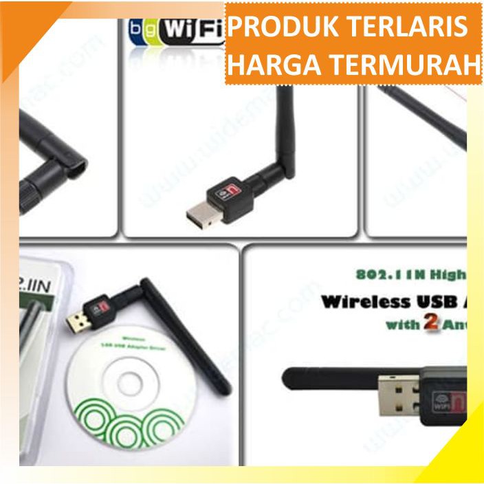 Jual Dongle Adaptor WiFi Wireless USB Adapter 802.11N RTL8188 Chipset MS988 | Shopee Indonesia