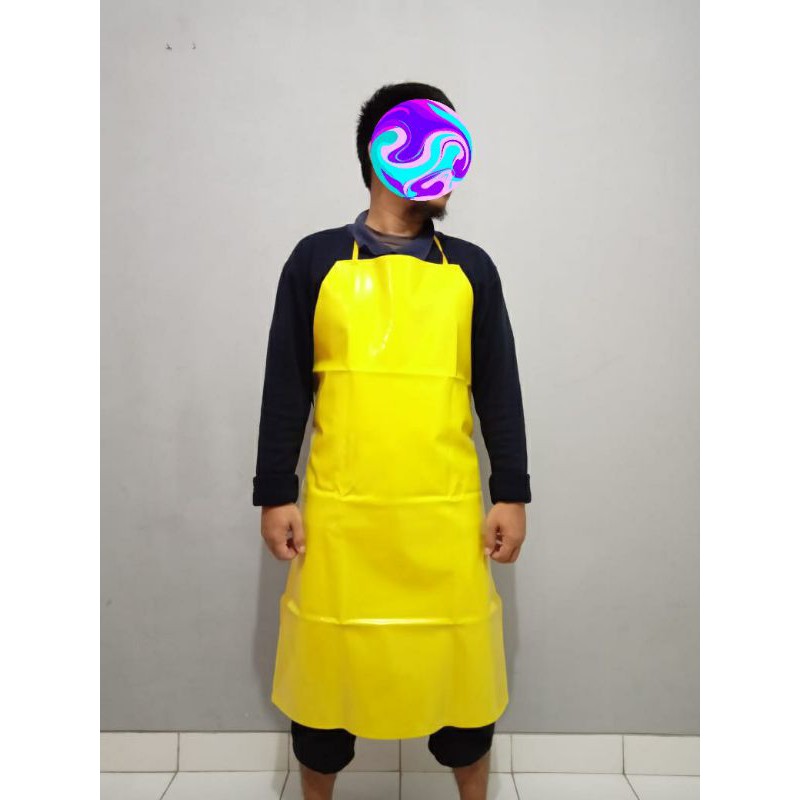 Jual APRON / CELEMEK PUPUK & KIMIA Bahan PVC Tebal 1 Sisi ANTI AIR dan ...