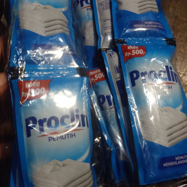Jual PROCLIN PEMUTIH 12 SACHET (1 RENTENG) | Shopee Indonesia