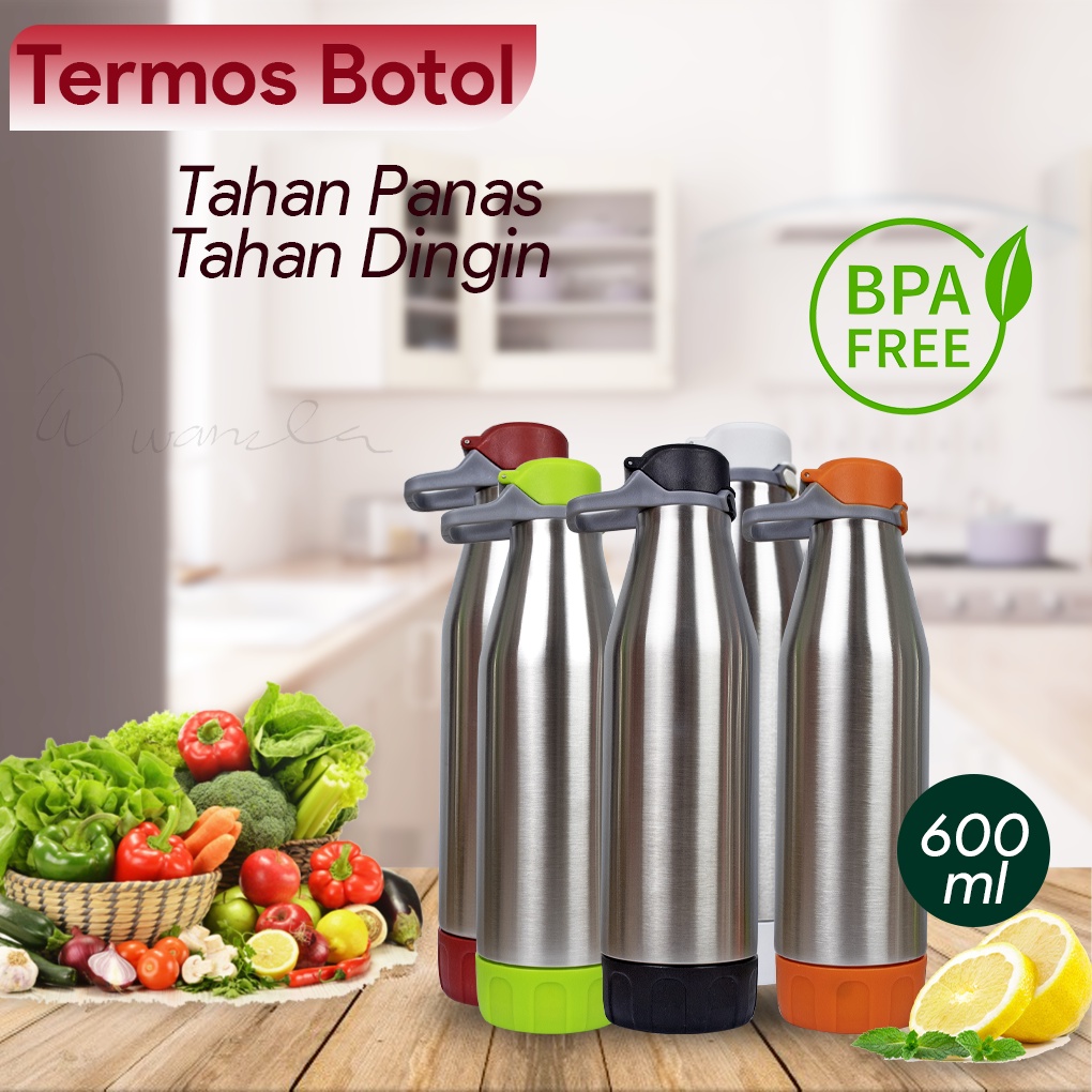 Jual Botol Termos 304 Stainless Steal Tahan Panas Dan Dingin Kapasitas ...