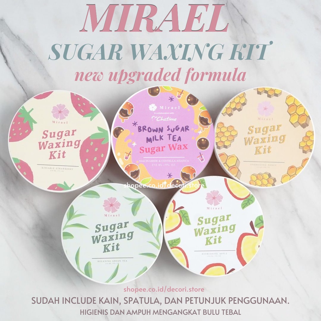 Jual Mirael Sugar Waxing Kit Cold Wax Sugaring Pencabut Perontok Bulu ...