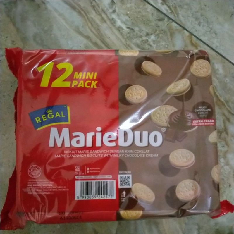 Jual REGAL MARIE DUO CHOCO ISI 12 MINI PACK AYES TOSERBA | Shopee Indonesia