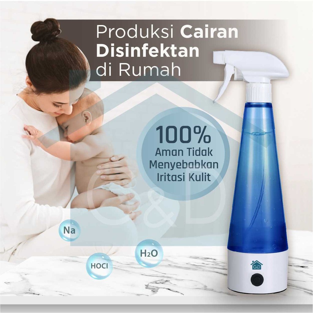 Jual Alat Pembuat Cairan Disinfektan C&D Clean & Disinfect Anti Virus ...