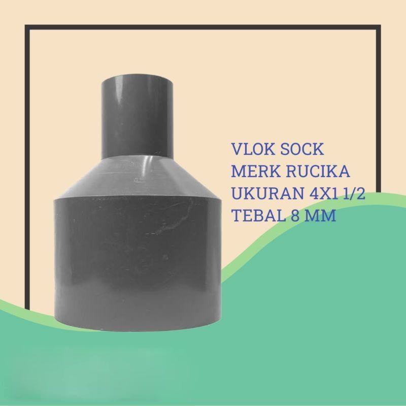 Jual VLOK SOCK 4 X 1 1/2 INCH RUCIKA AW / REDUCER 4X1 1/2 INCH ...