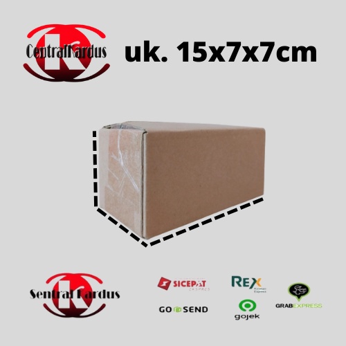 Jual KARDUS POLOS KECIL 15x7x7cm SINGLE WALL DUS KECIL HARGA PAKET ...