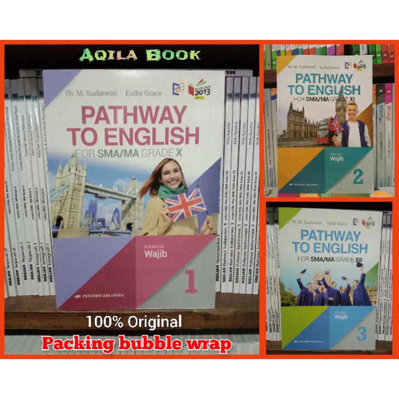 Jual PATHWAY TO ENGLISH jl 1,2,3 SMA/MA KELAS 10,11,12 REVISI K13N ...