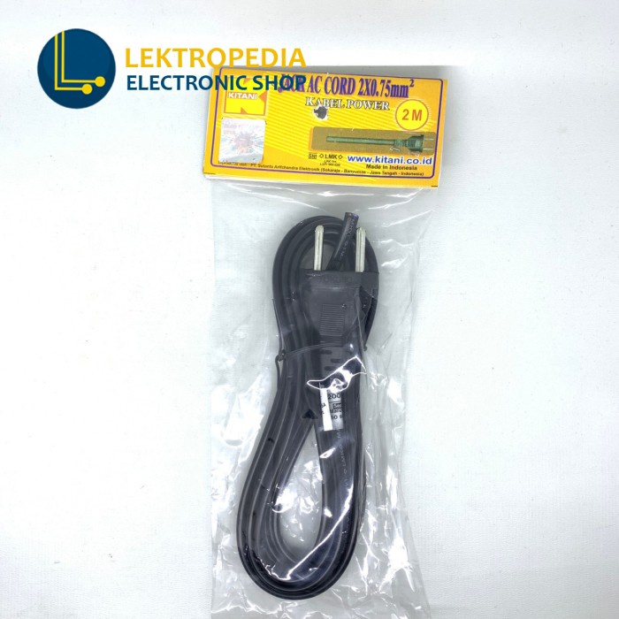 Jual Kabel AC Buntung KITANI 2m Cord Adaptor Listrik 220V Power ...