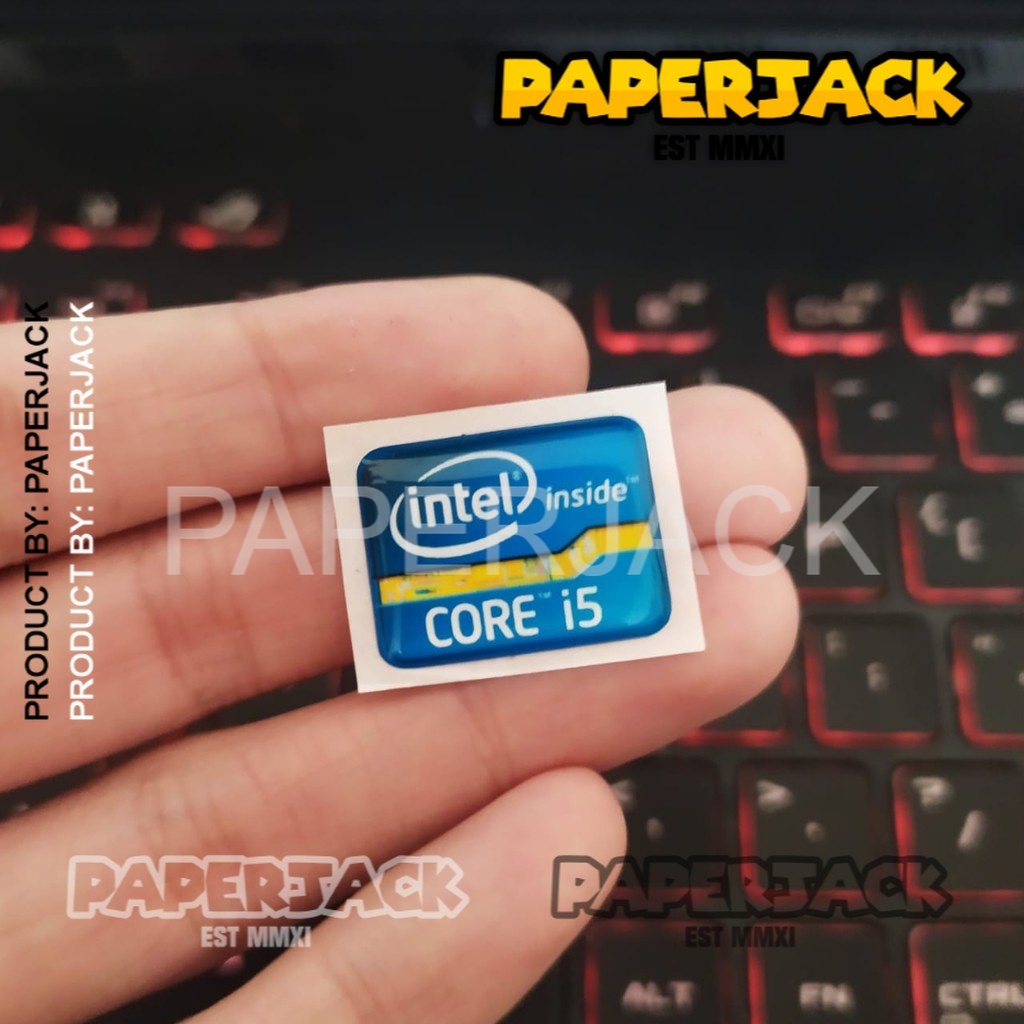 Jual STICKER INTEL CORE i5 GEN 2 STIKER TIMBUL LENTUR STIKER STIKER PC ...