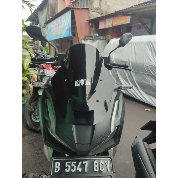 Jual WINDSHIELD HONDA ADV150 SPORTY TDR RACING JENONG V2 MINI. VISOR ...