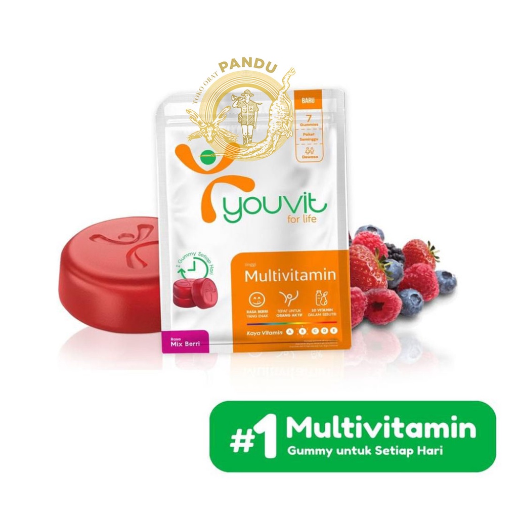Jual YOUVIT MULTIVITAMIN DEWASA (7 GUMMIES) / VITAMIN | Shopee Indonesia