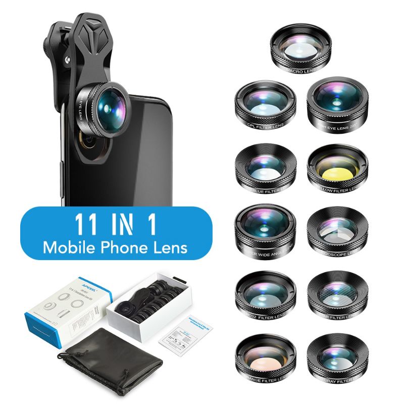 Jual Lensa Hp Universal HD Wide Makro Telephoto Fisheye CPL kaledoiskop ...