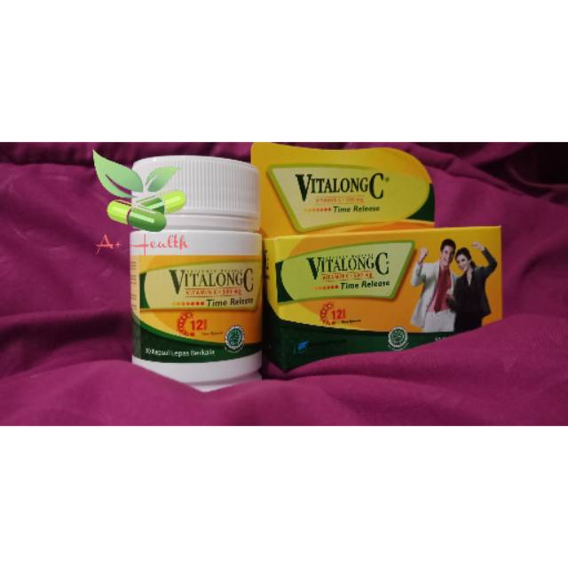 Jual VITALONG C - Vitamin C 500mg 30 kapsul | Shopee Indonesia