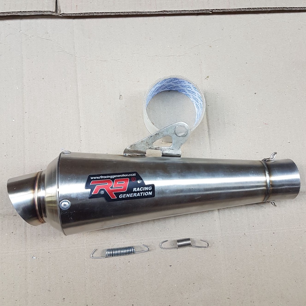 Jual termurah Slincer Knalpot R9 CORNELO d 50mm Suara gahar Slincer only | Shopee Indonesia