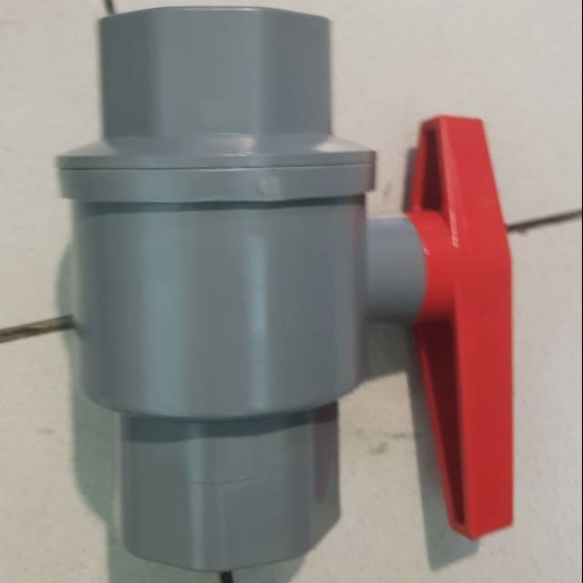 Jual Ball valve pvc 1/2 inch socket - stop keran air pvc 1/2 inch | Shopee Indonesia