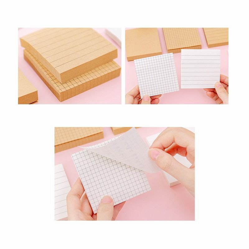 Jual Sticky Note Kraft Putih Mini / Memo Notes | Shopee Indonesia