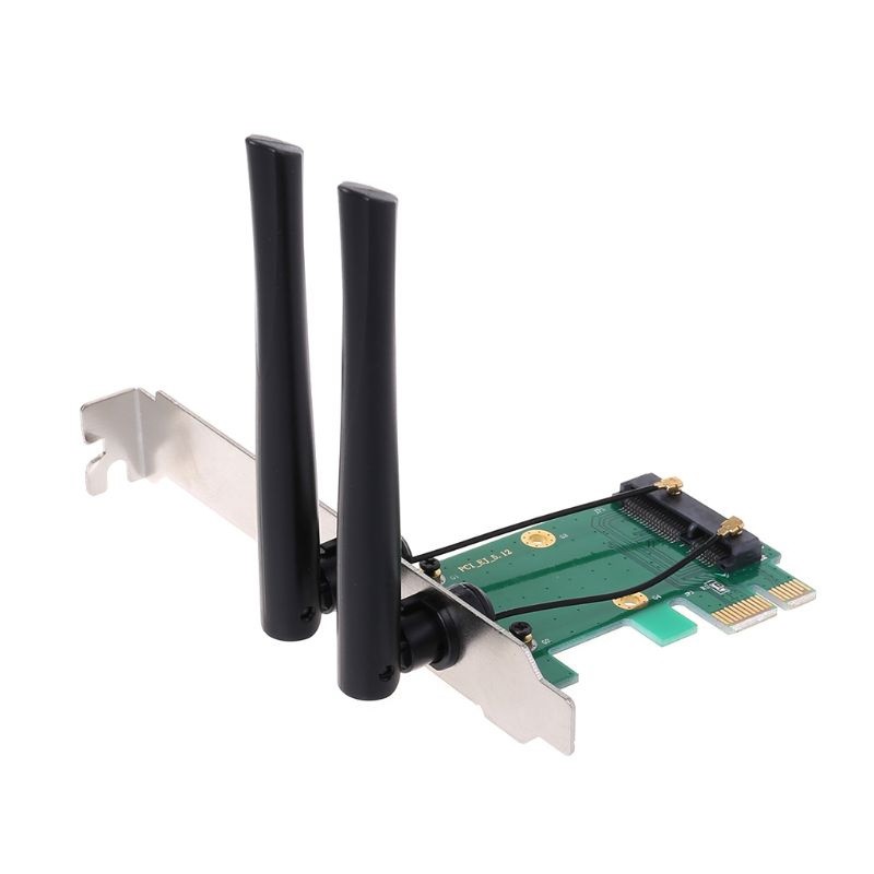 Jual Mini PCI to PCI-E X1 Converter Desktop Wireless WiFi Card Adapter ...