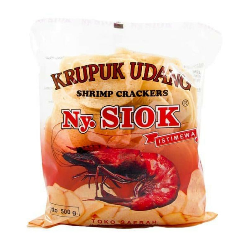 Jual Krupuk Udang Ny. Siok Oval Shrimp Crackers Kerupuk Udang 500gr ...