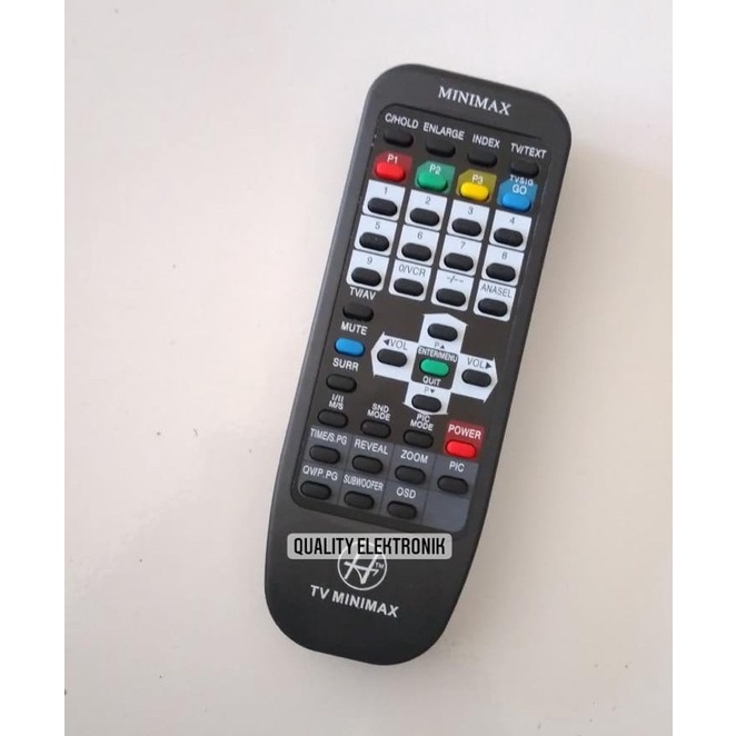 Jual REMOTE TV TABUNG MINIMAX UNTUK POLYTRON DIGITEC NINJA BAZOOKE SUMO ...