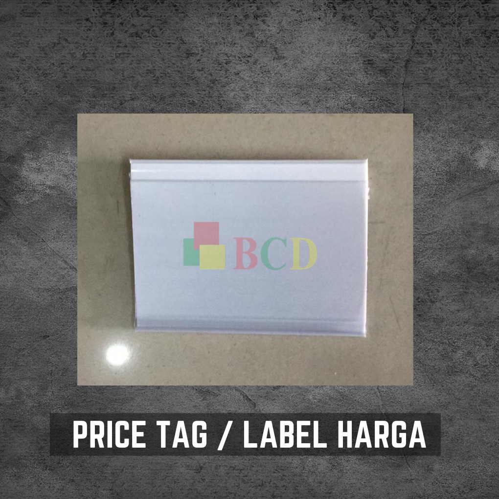 Jual LABEL HARGA 6 X 4,5 CM / PRICE TAG CARD DATA STRIP SUPERMARKET ...
