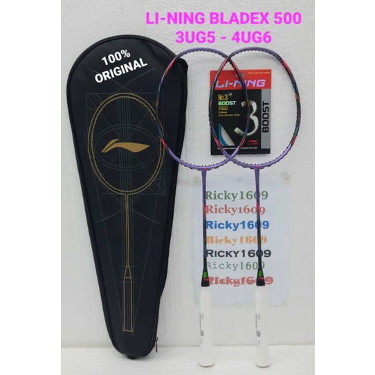Jual RAKET BADMINTON LINING BLADEX 500 - SHARP WIND - HDF SHOCK ...