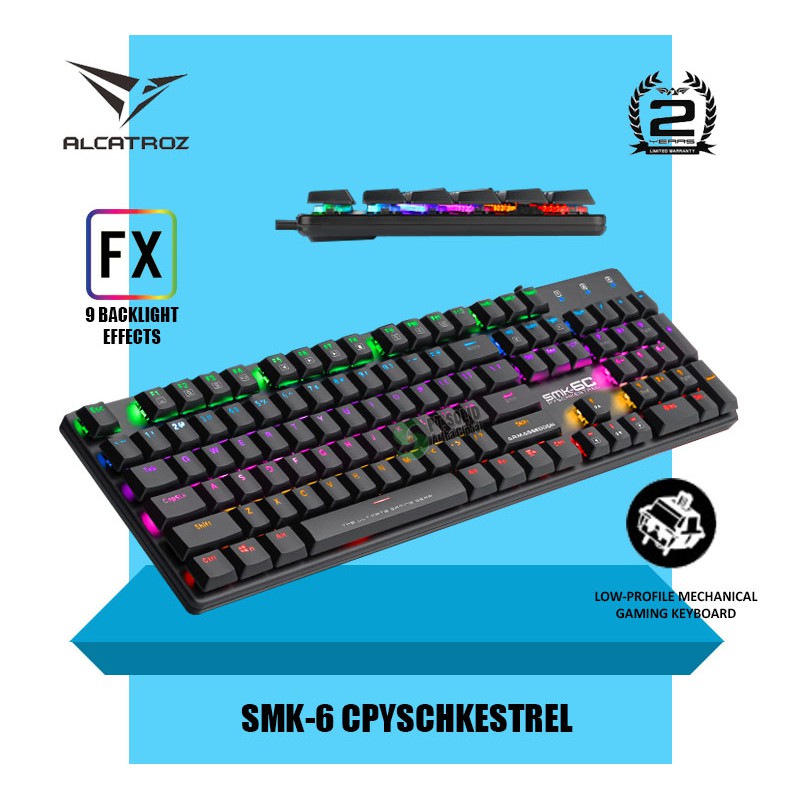 Jual Armaggeddon Keyboard SMK-6C PYSCHKESTREL - KevlarTech™ Mechanical ...