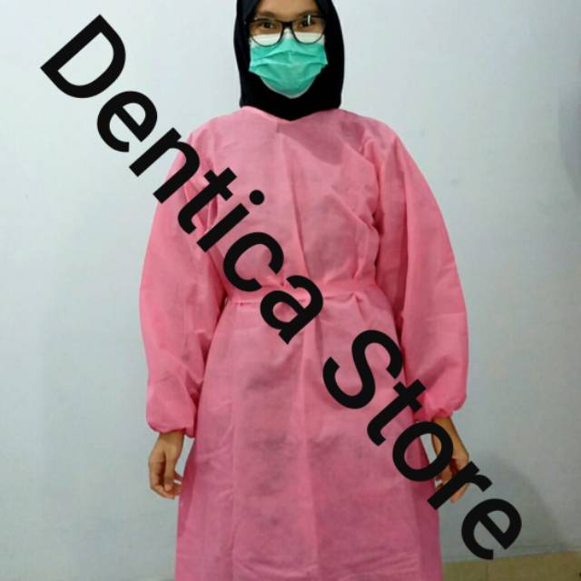 Jual Baju hazmat anti virus apd corona /disposable gown/ baju steril ...
