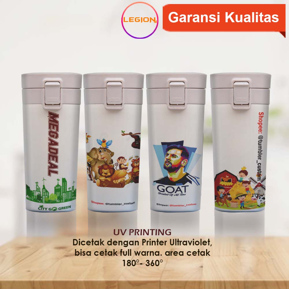 Jual Tumbler Custom Menzy dengan Cetak UV Printing Warna: Souvenir Pernikahan, Souvenir ...
