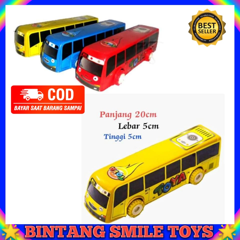 Jual MAINAN ANAK MOBIL BUS TOYA MINI WJS 159 193 / BUS TOYA MINI PROMO ...