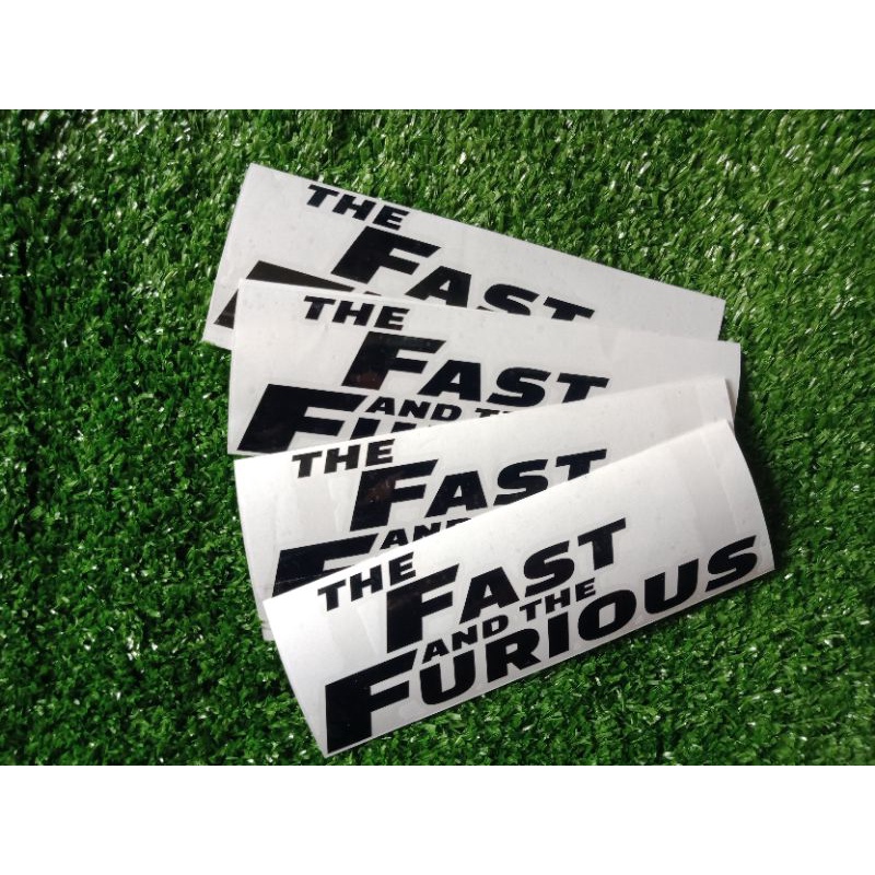 Jual Stiker fast and furious // sticker cutting the fast and the ...