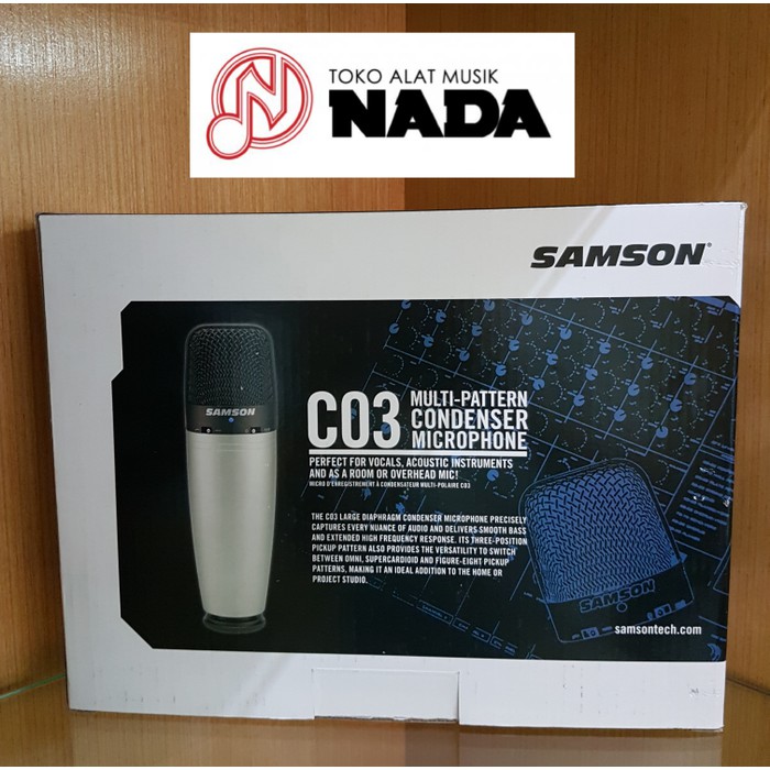 Jual ALAT MUSIK Samson C03 Condenser Microphone | Shopee Indonesia