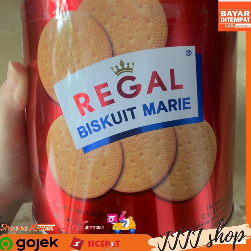 Jual Regal Biskuit Marie Biscuit Susu Kaleng 550gr | Shopee Indonesia