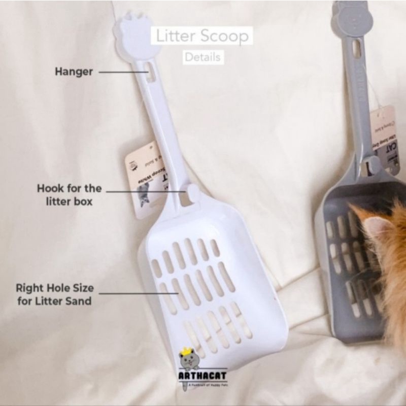 Jual Serok Pasir Arthacat Sekop Pasir Kucing Kualitas Bagus | Shopee ...