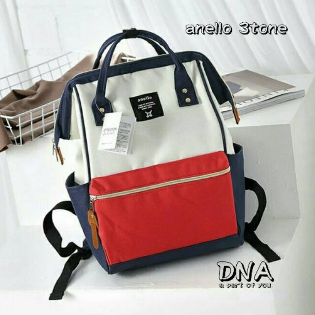 Jual BACKPACK ANELLO KOMBI BESTSELLER / TAS MURAH / TAS SEKOLAH / TAS ...