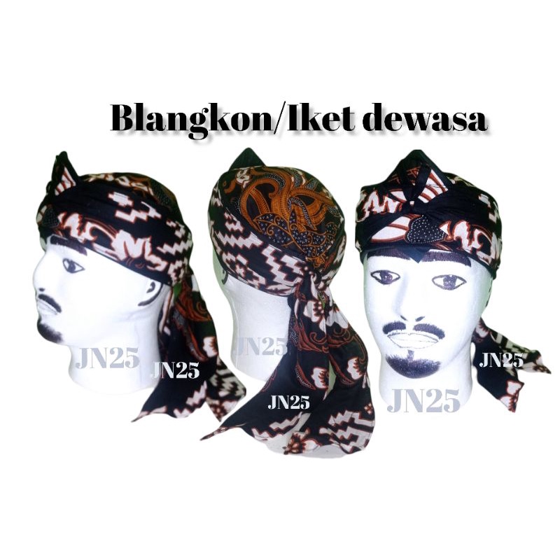 Jual GROSIR BLANGKON JAWA IKET KEPALA UDENG SUNDA TOTOPONG KUPLUK ...