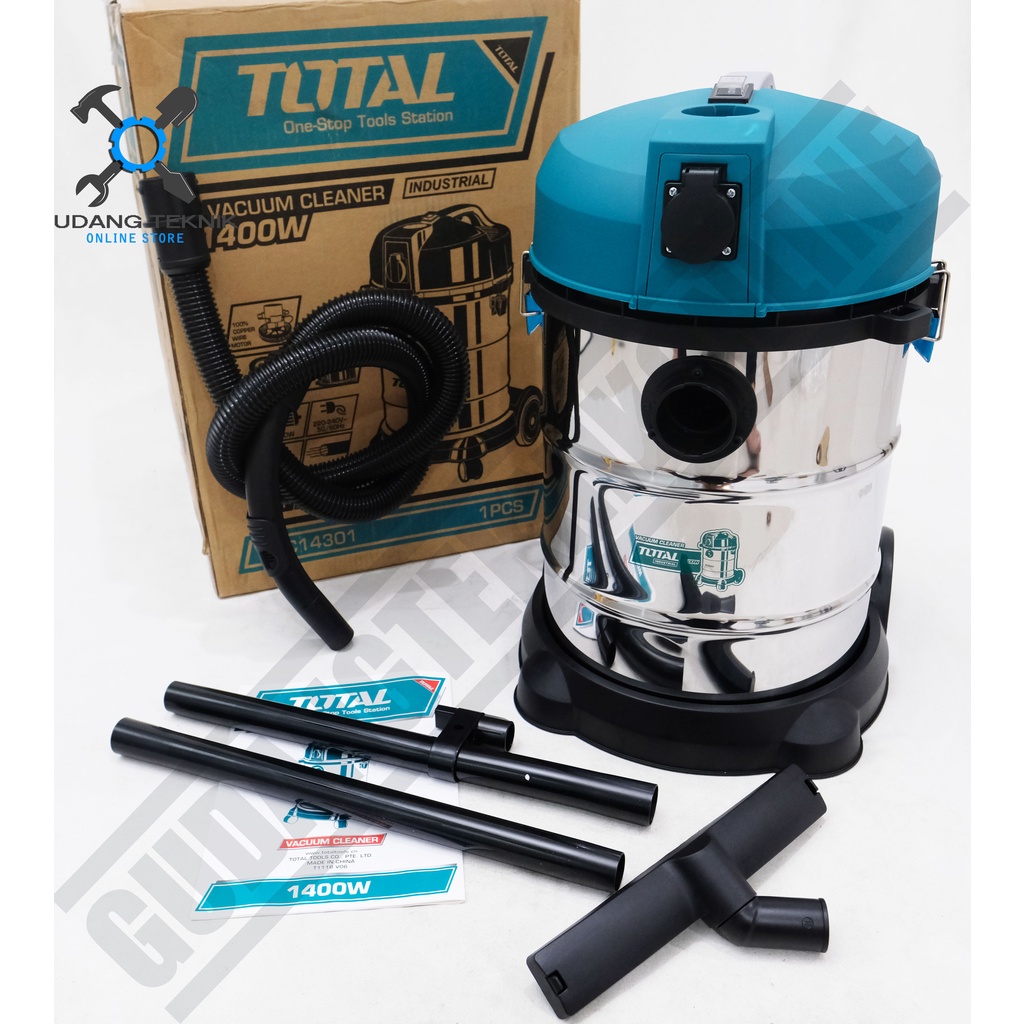 Jual Vacuum Cleaner Total 30L TVC14301 Wet Dry Blow / Alat Penyedot ...