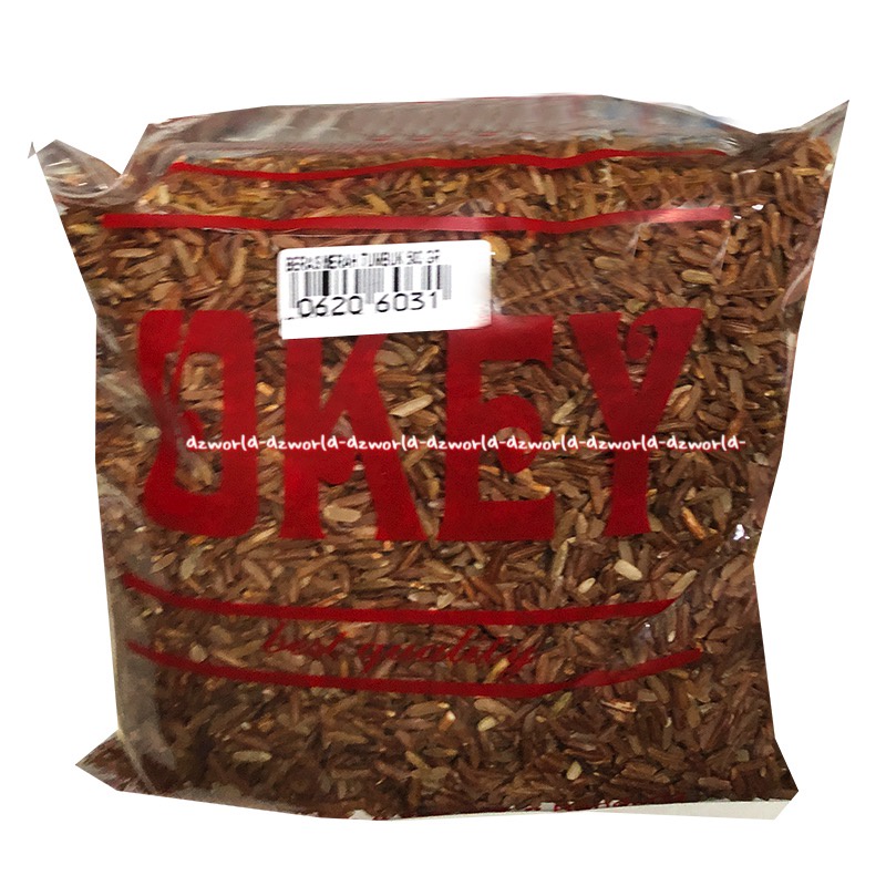 Jual Okey Beras Merah Tumbuk 500gr Red Rice Rendah Gula Oke Okay Cocok ...