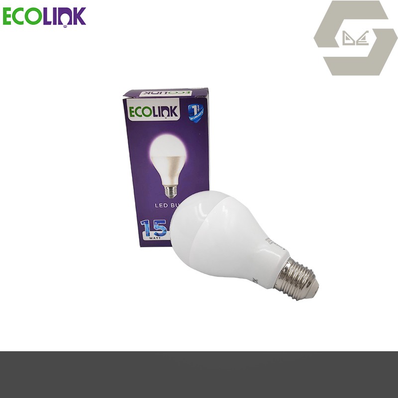 Jual Lampu Bohlam LED Bulb 15w E27 6500K Putih ECOLINK | Shopee Indonesia