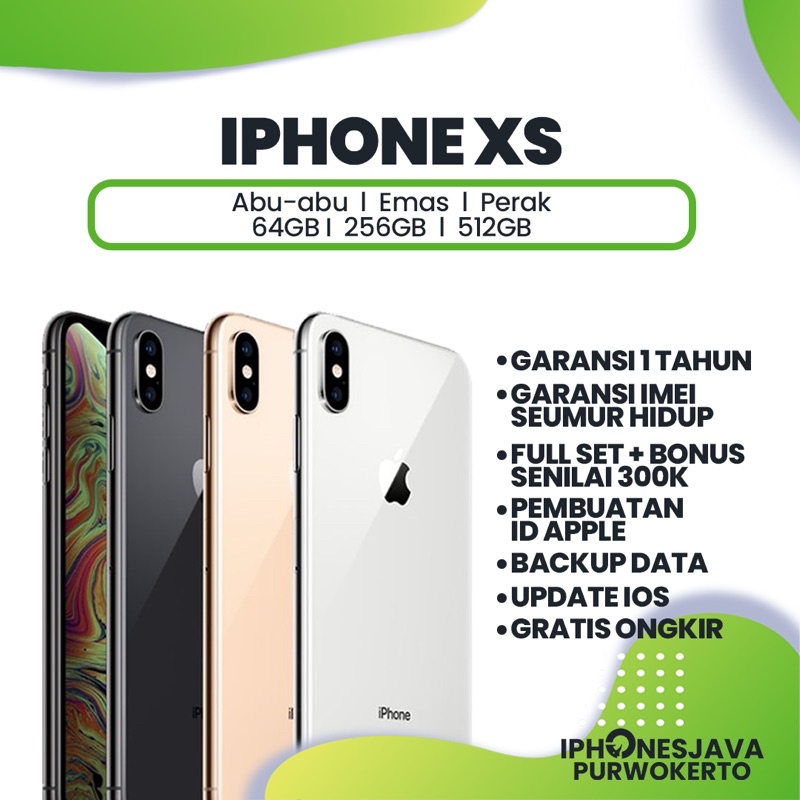 Jual iPhone XS Second Original 64 - 256 GB Bergaransi 1 Tahun | Shopee ...