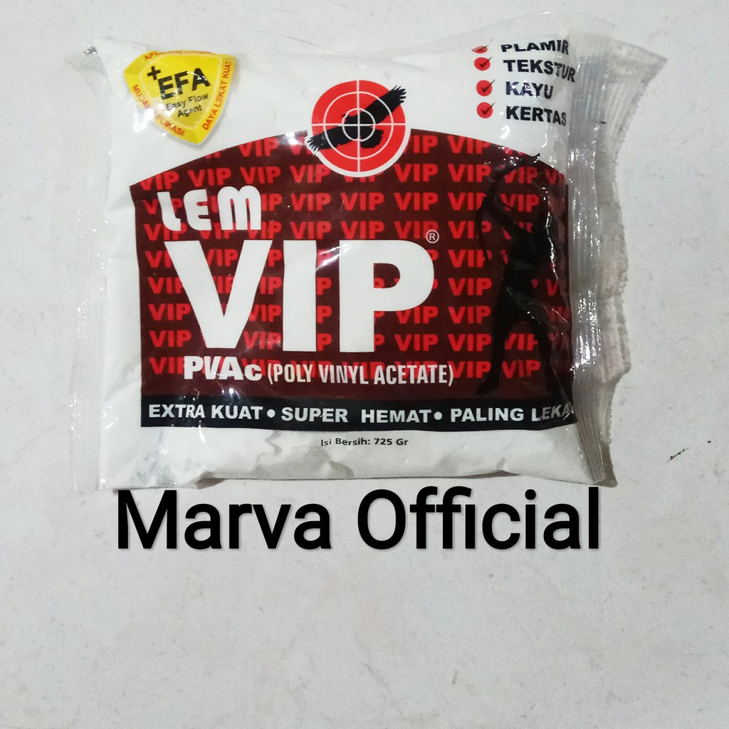 Jual Lem VIP PUTIH PVac Lem plamur plamir kayu campuran cat tembok ...